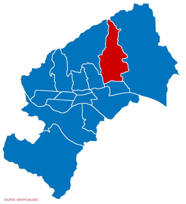 Map of Upper Dubrava - Zagreb Map